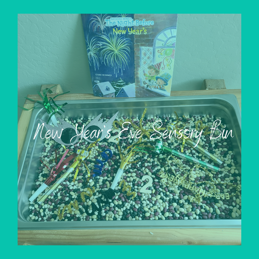 DIY New Year's Eve Sensory Bin – Simple Steps Learning
